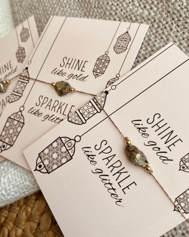 Postcard - Shine like gold – Lola, Moon and Stars
